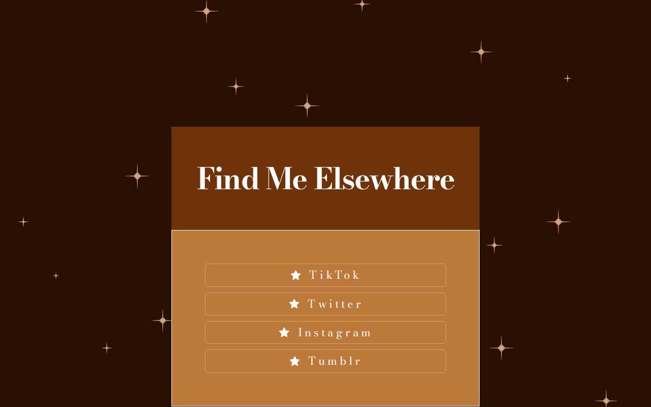 Find me elsewhere